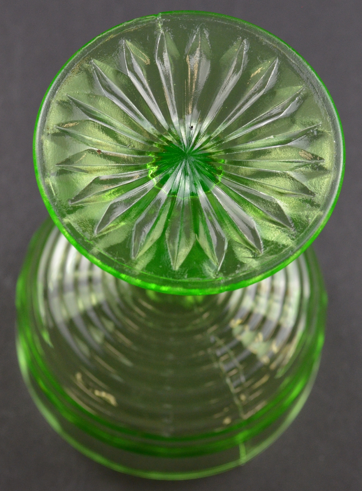 Anchor Hocking - Circle Green Pattern - Champagne/Tall Sherbets - Set ...