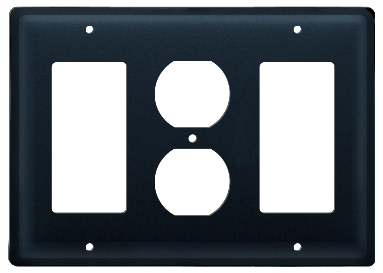 Plain - Single GFI, Outlet and GFI Cover