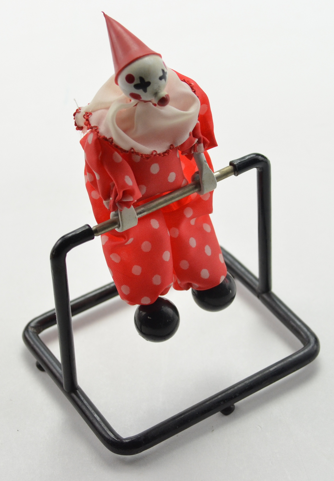 Vintage Cast Clown Toy