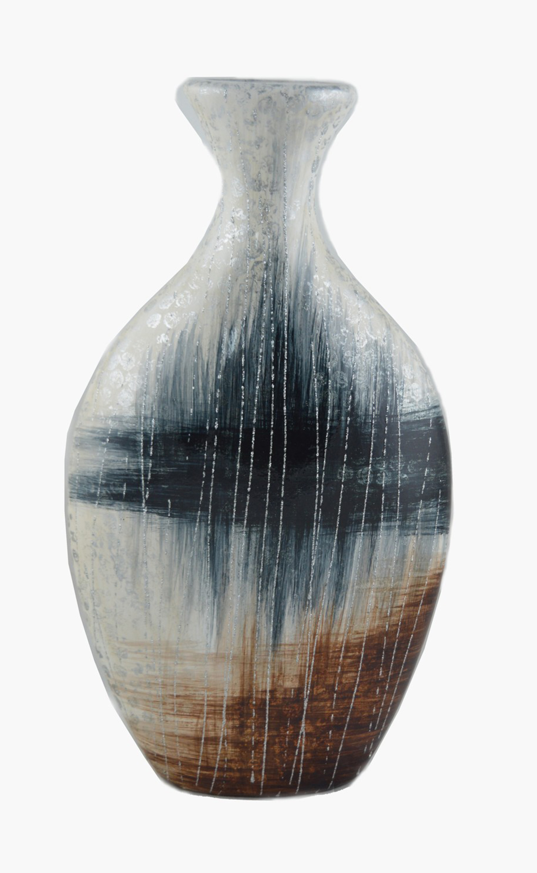 D'Lusso Designs Amalfi Design Sixteen Inch Ceramic Vase