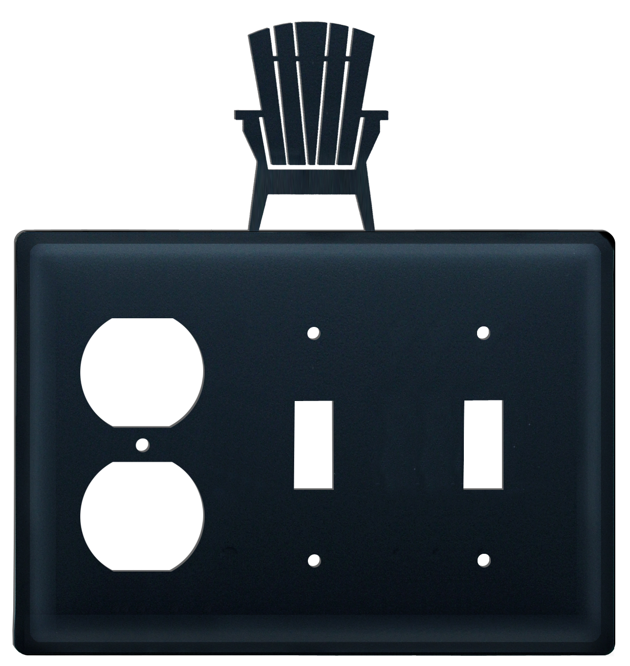 Adirondack - Single Outlet and Double Switch Cover