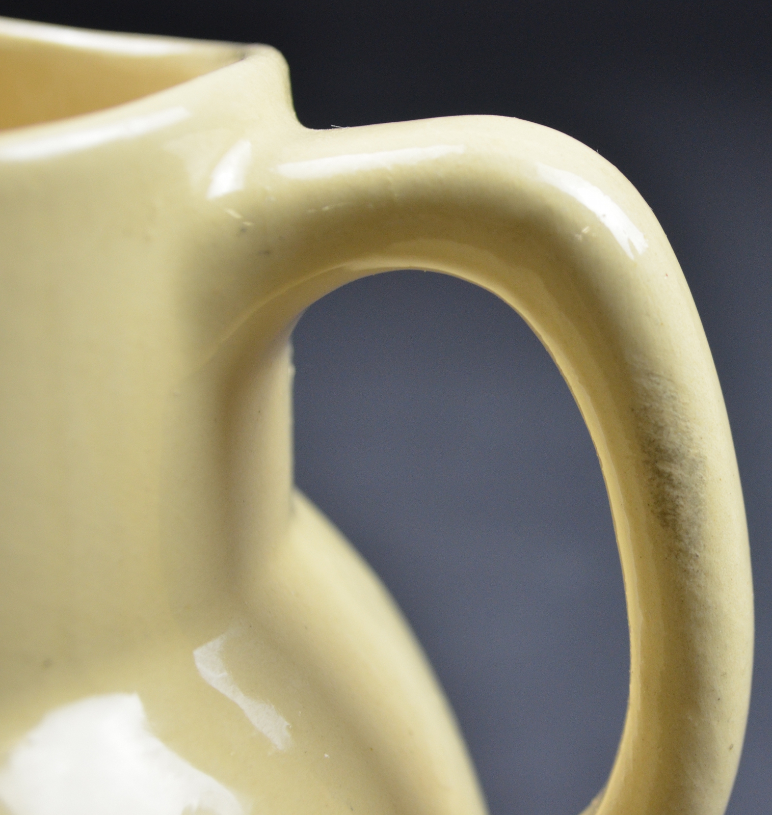 Watt Pottery #16 Pitcher - Tulips Pattern - 6.5" Tall